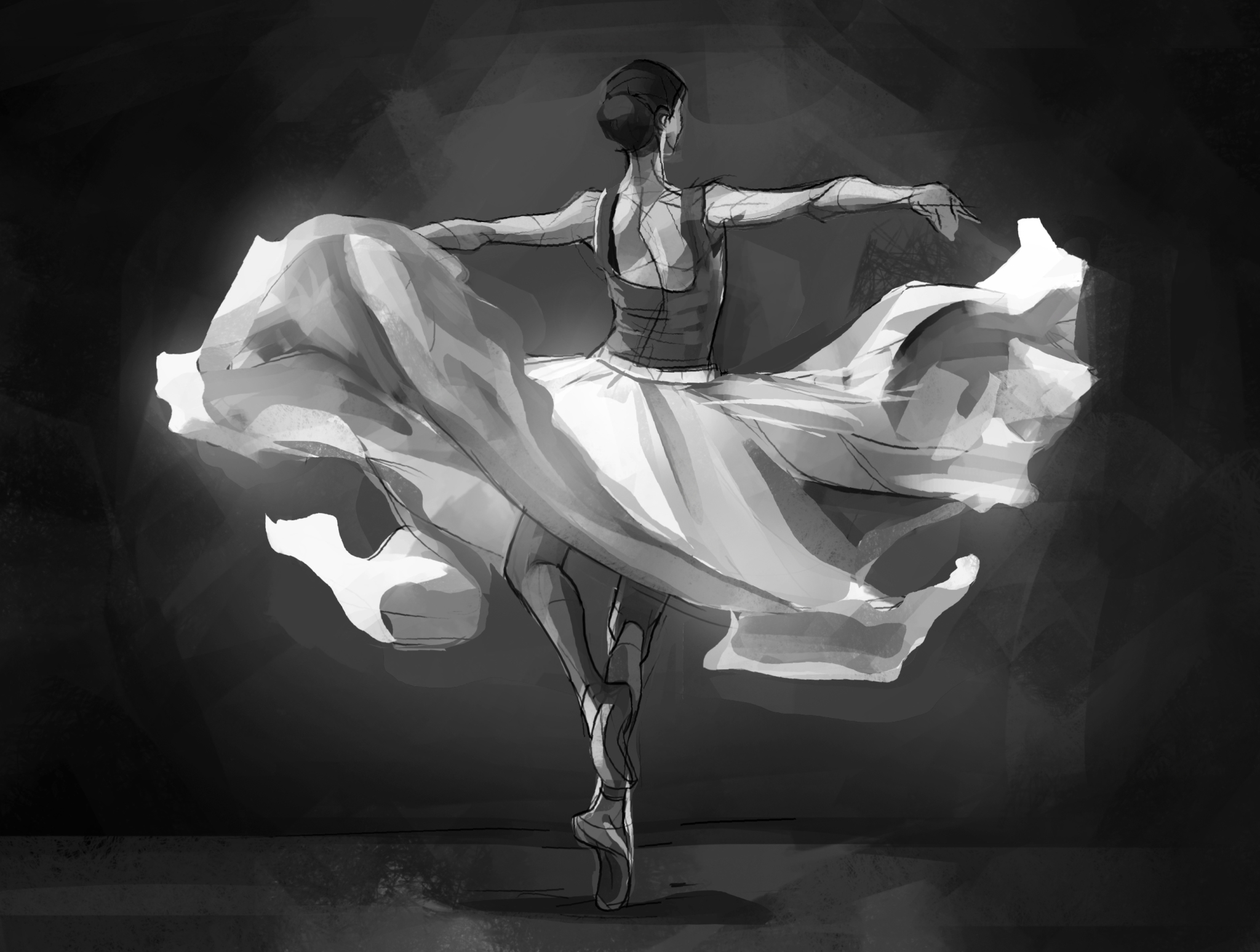 Value study - Bodies In Motion