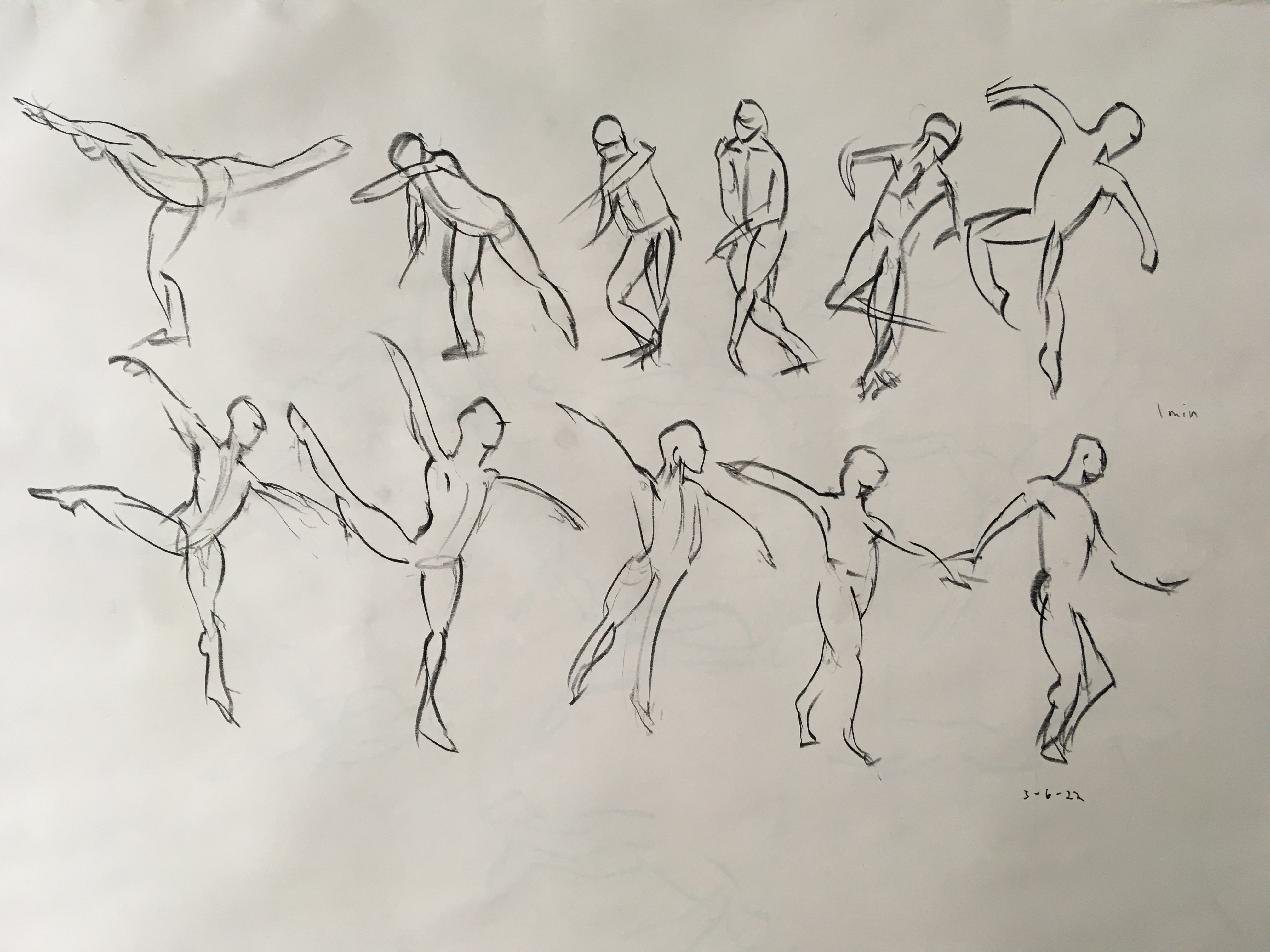 1 Min Sketches - Bodies In Motion