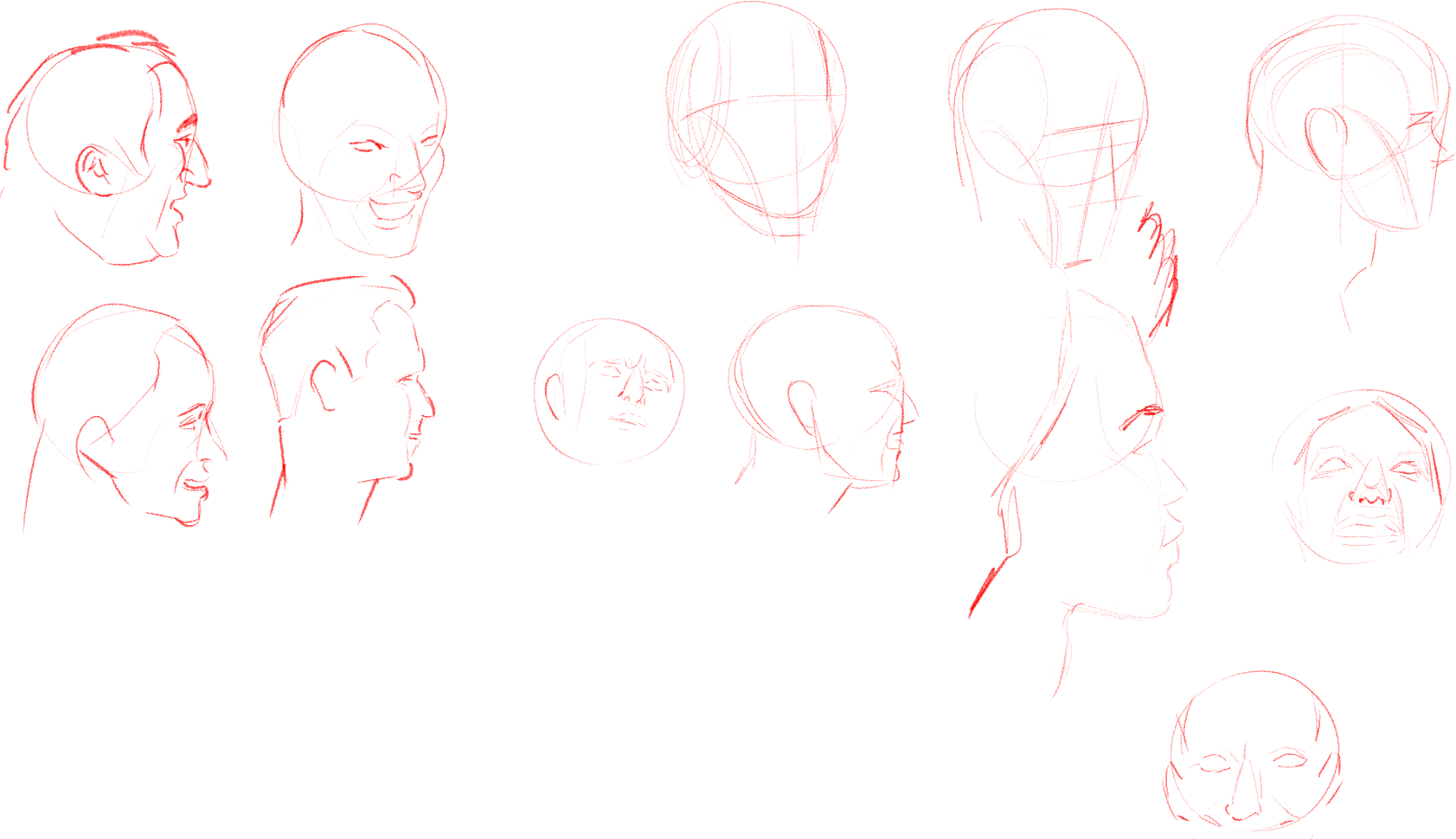 Head study - Bodies In Motion