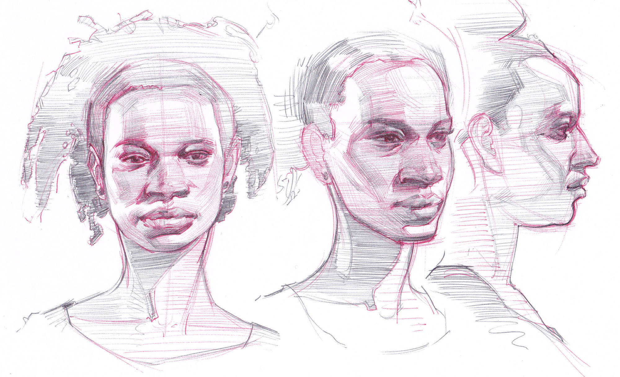 Head studies - Bodies In Motion