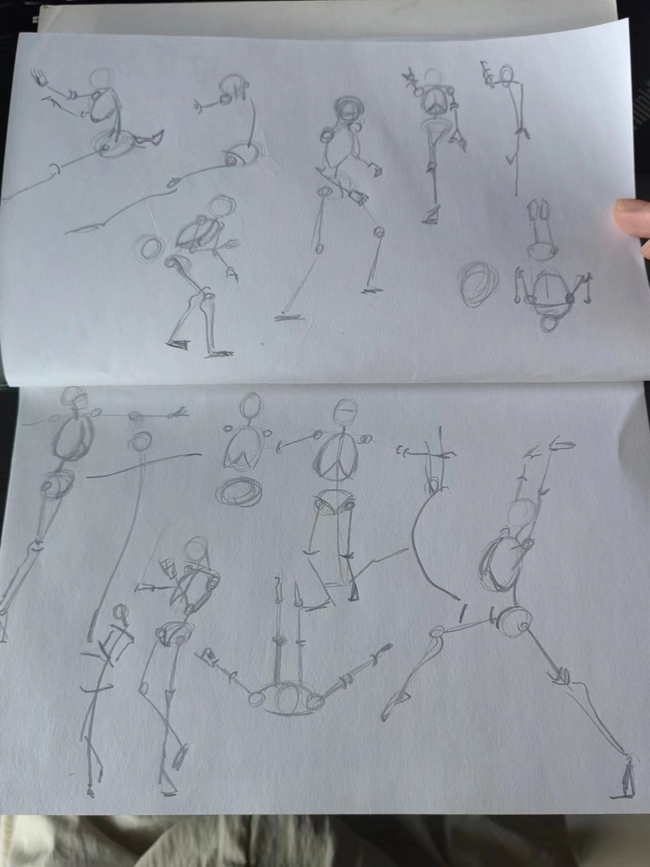 stickman sketch - Bodies In Motion