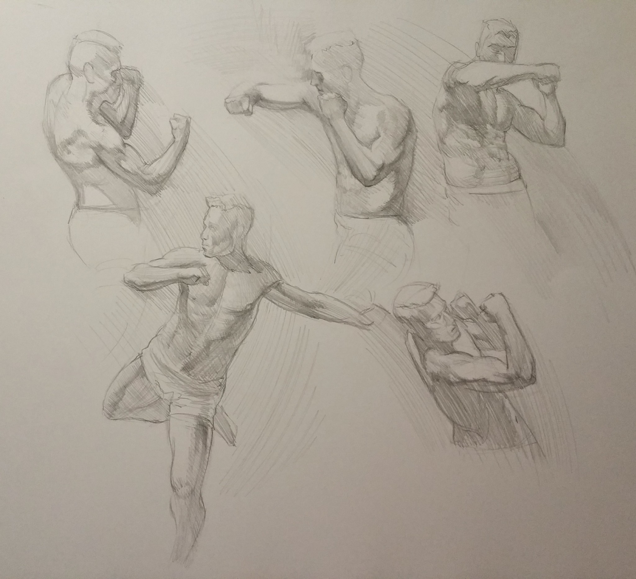 Pencil Sketches - Bodies In Motion
