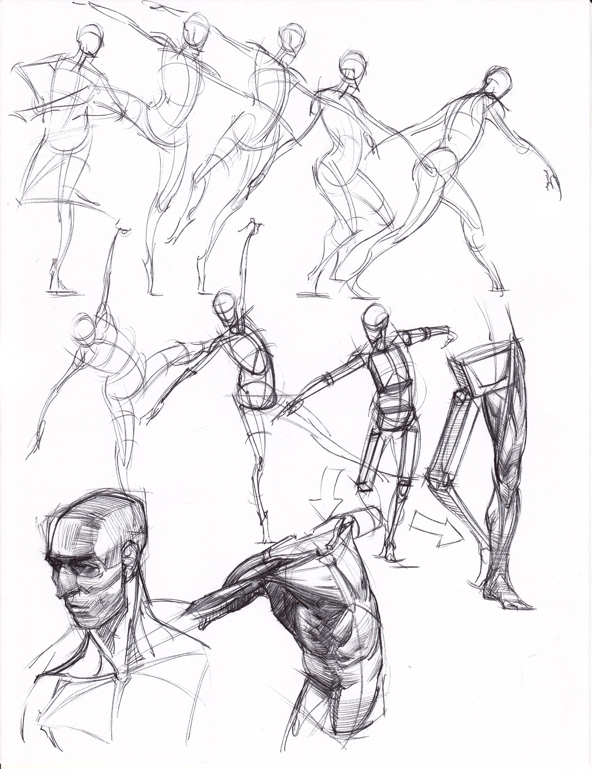 Male Ballet Study by Michael Hampton - Bodies In Motion