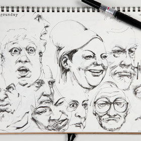 Facial Expression studies - Bodies In Motion
